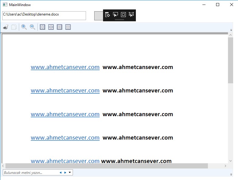 Wpf Form Documentviewer Kullanımı Web Tasarım Programlama